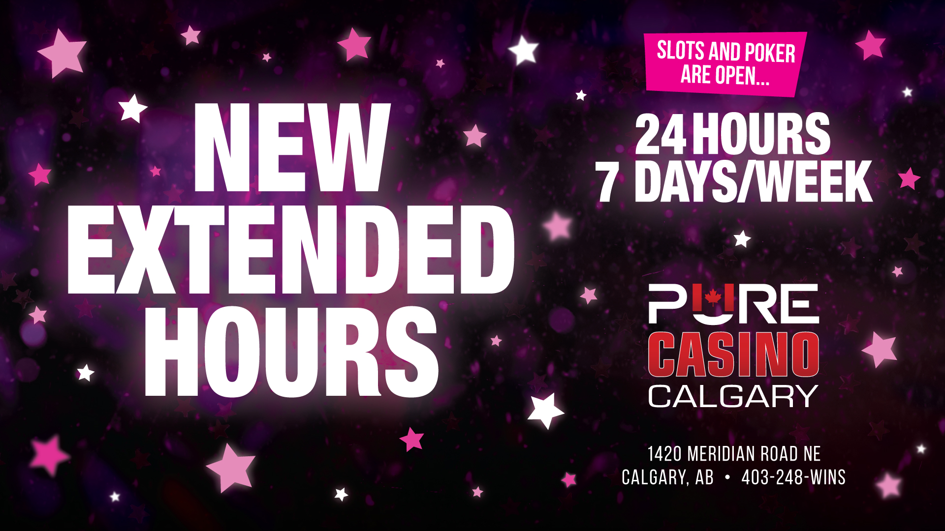 Contact Us | Calgary Casino Hours